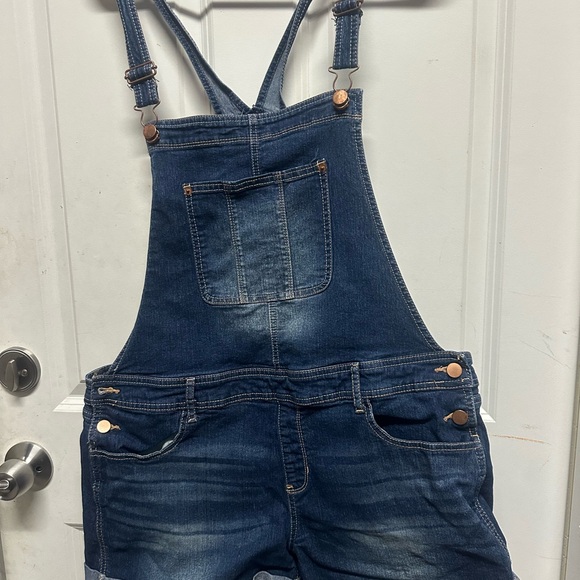 NOBO | Shorts | Nobo Relaxed Fit Light Blue Overalls | Poshmark